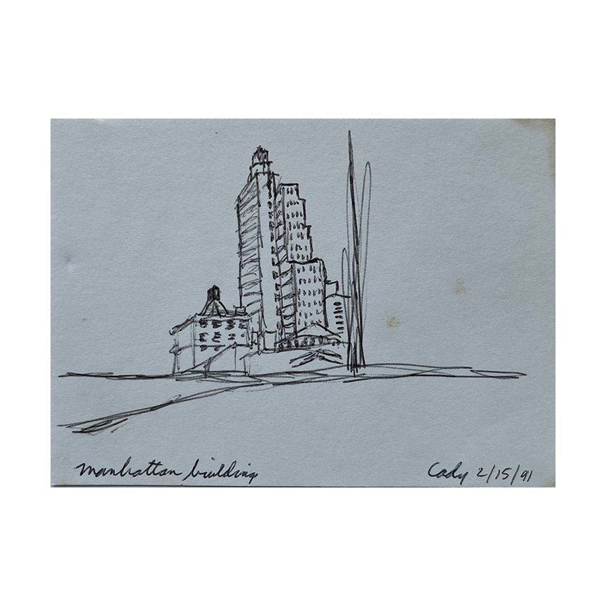 Sam Cady - Manhattan Building | Ocean House Gallery & Frame