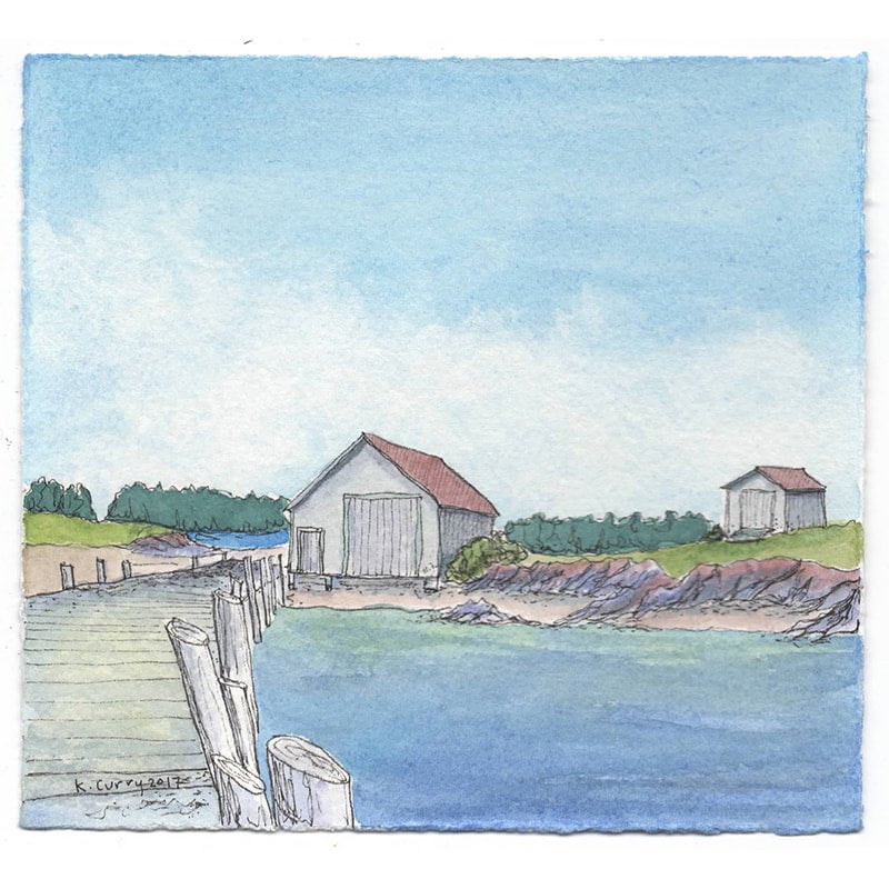 Kimberly Curry - Island Dock | Ocean House Gallery & Frame