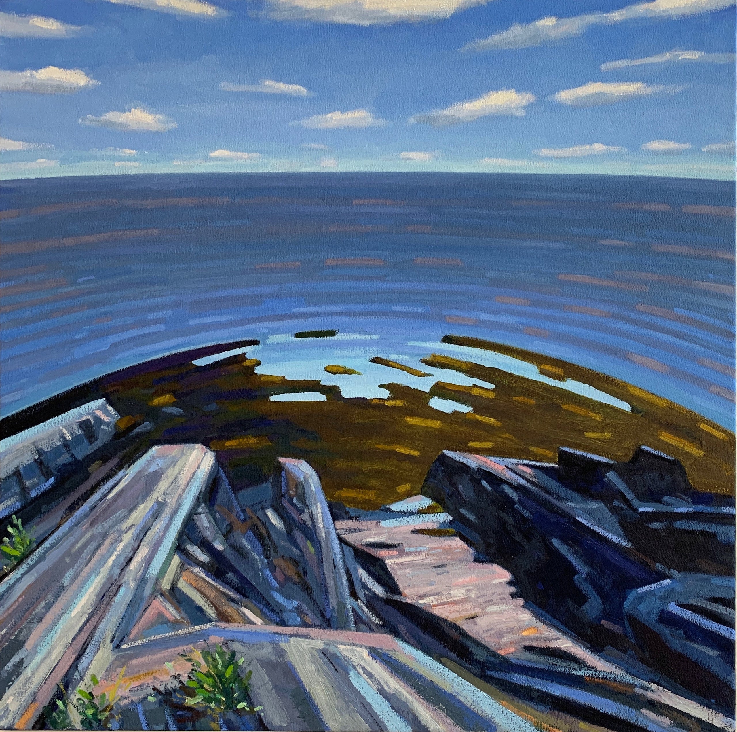 Frank Gregory - Round At Ebb Tide | Ocean House Gallery & Frame